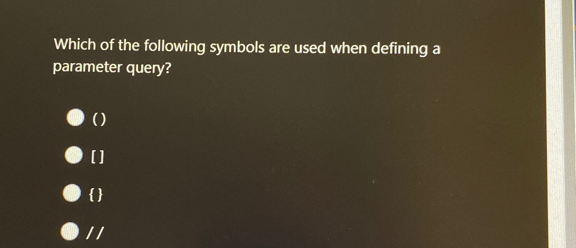 Solved Which of the following symbols are used when defining | Chegg.com