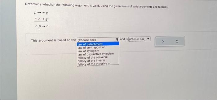 Solved This argument is based on the ? and is valid or | Chegg.com