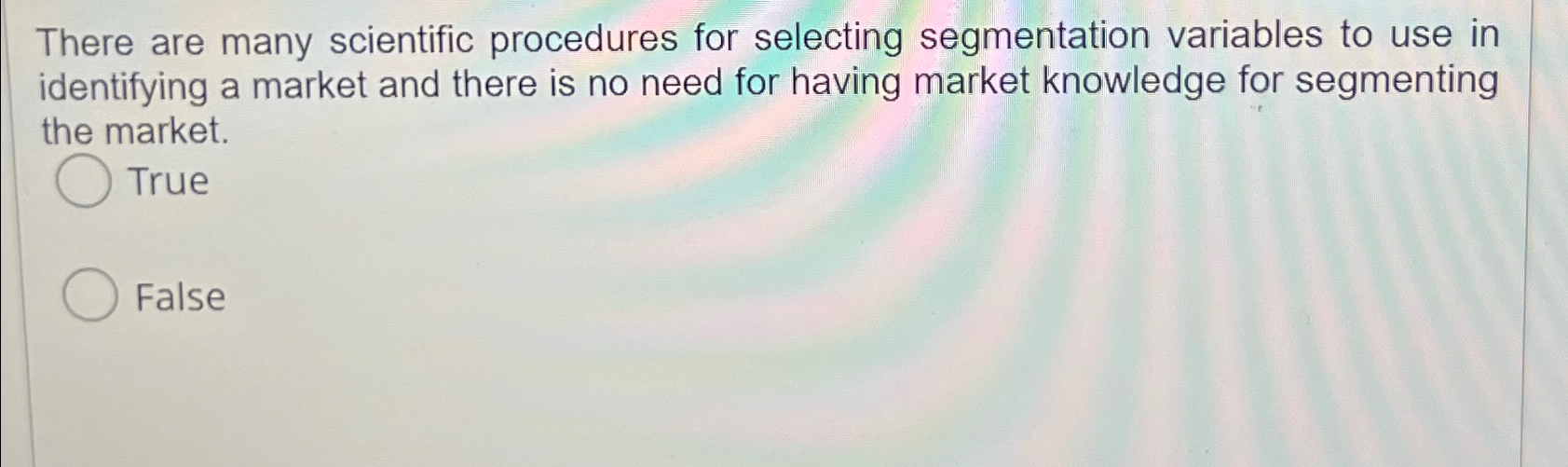 Solved There are many scientific procedures for selecting | Chegg.com