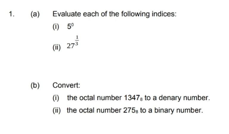 Solved (a) Evaluate each of the following indices: (i) 50 | Chegg.com
