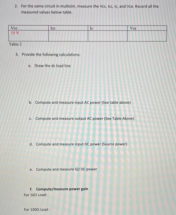 Solved Part 1: Multisim Simulation Procedure: 1. Draw and | Chegg.com