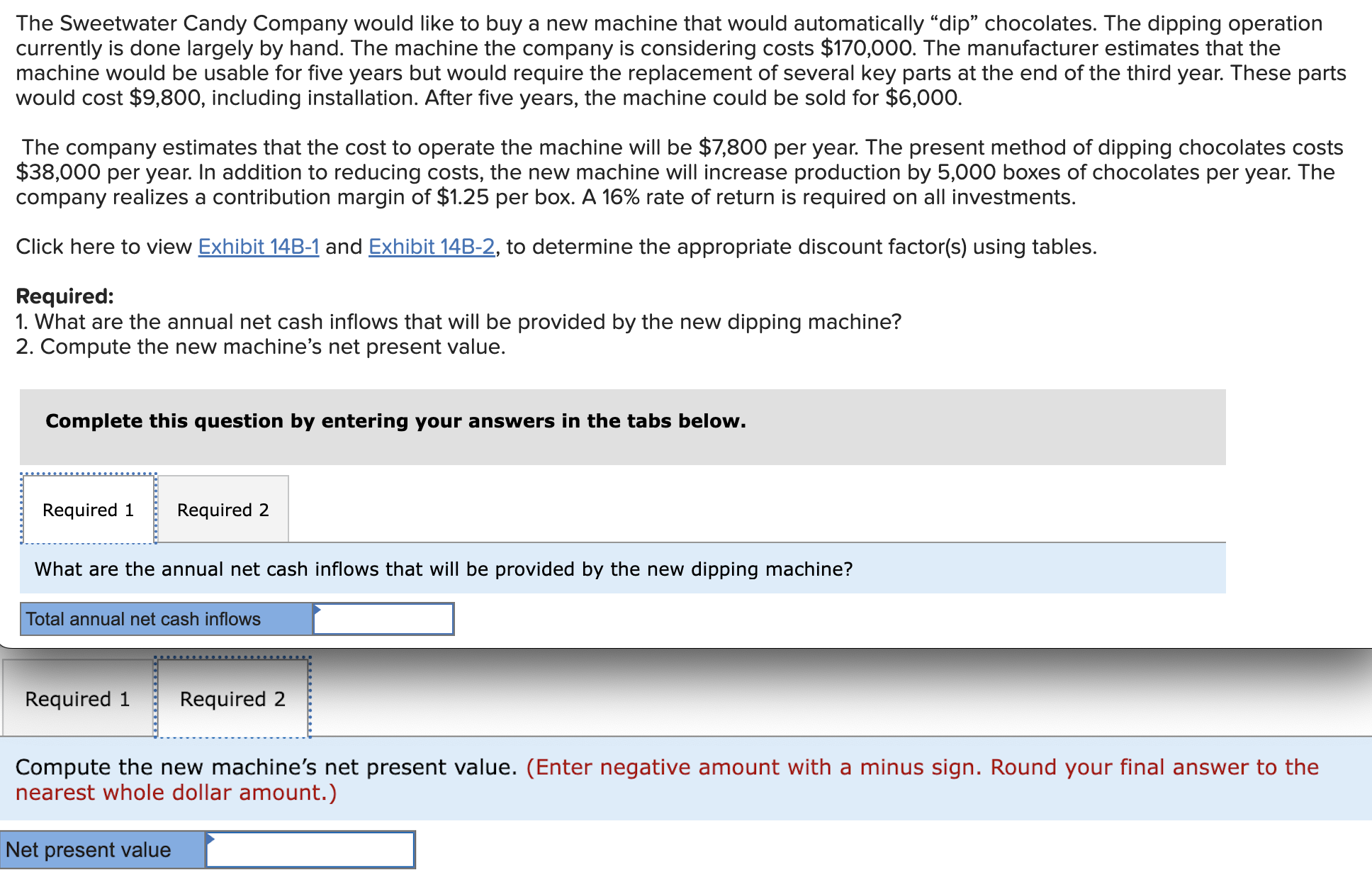 Solved PLEASE HELP ON THIS QUESTION!!The Sweetwater Candy | Chegg.com