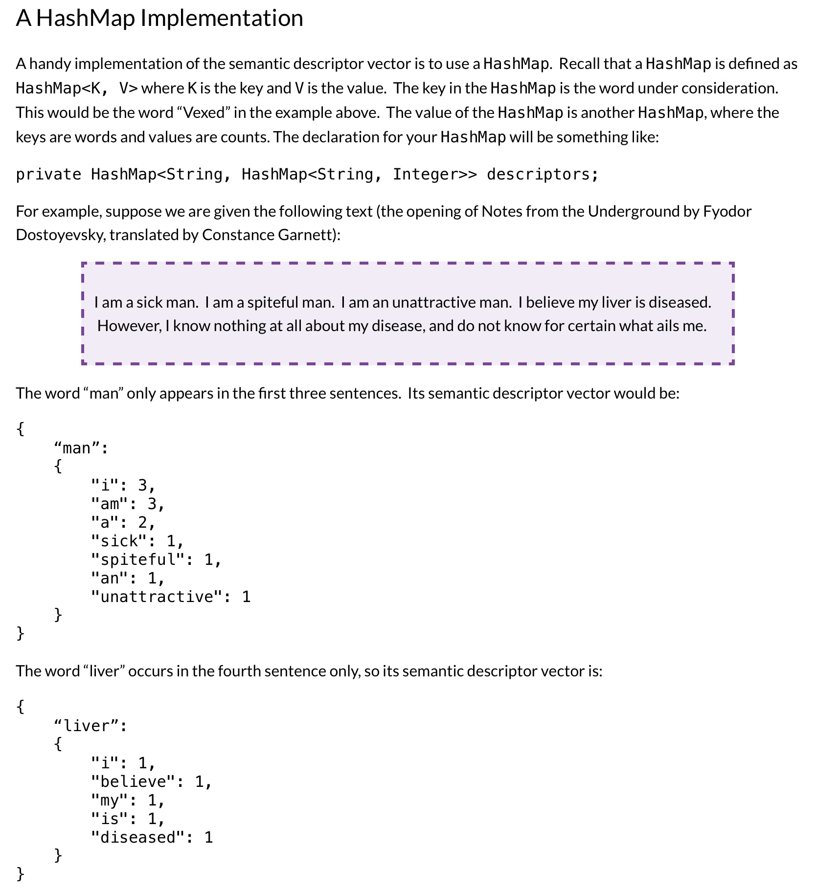 Solved A HashMap ImplementationA handy implementation of the | Chegg.com
