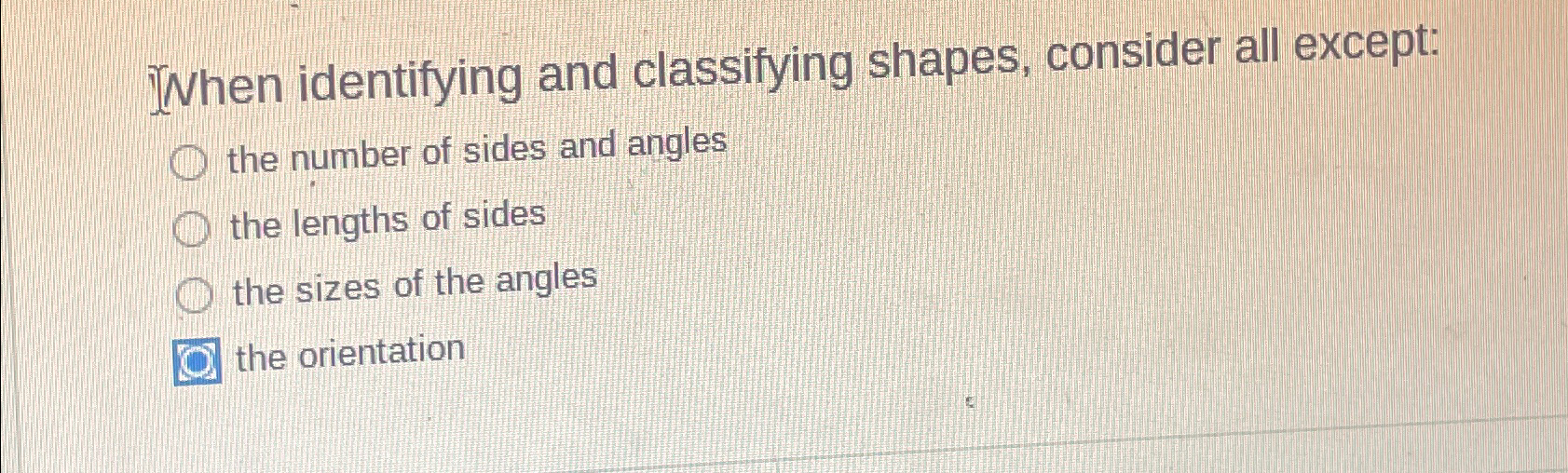 Solved TNhen identifying and classifying shapes, consider | Chegg.com