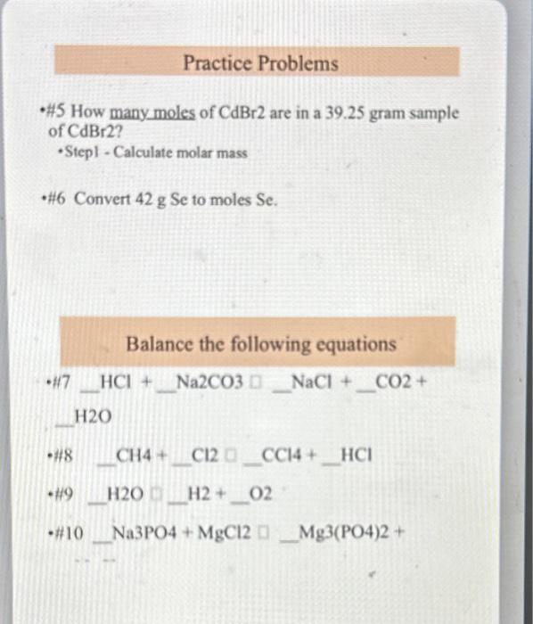 Solved -H5 How many moles of CdBr2 are in a 39.25 gram | Chegg.com