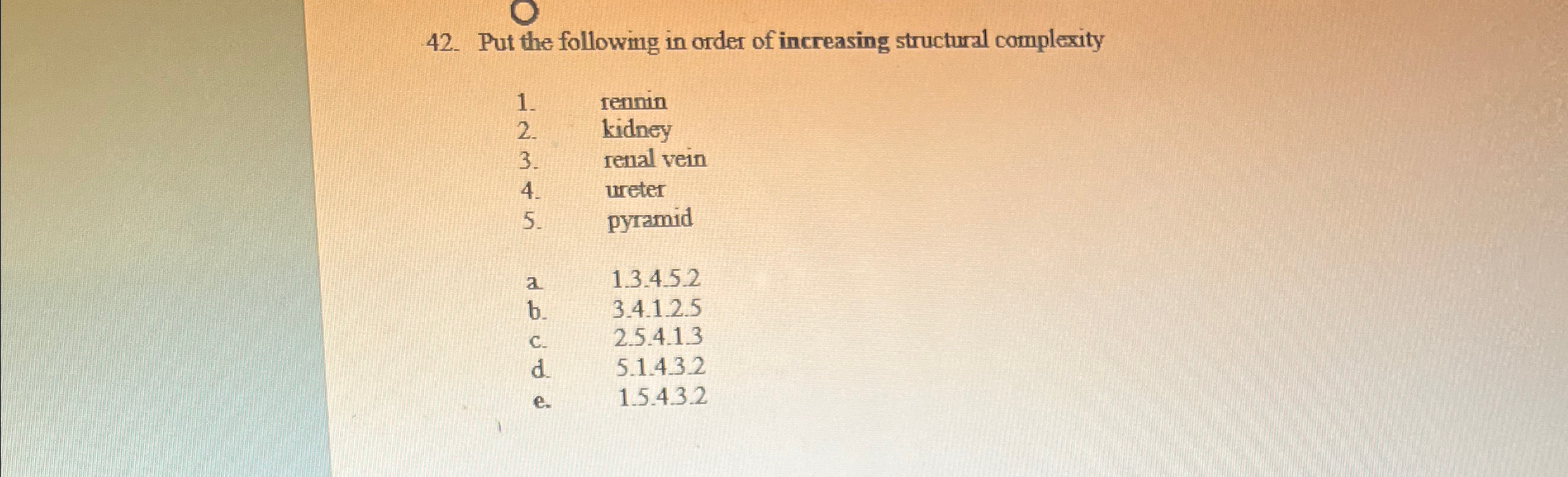 Solved Put the following in order of increasing structural | Chegg.com