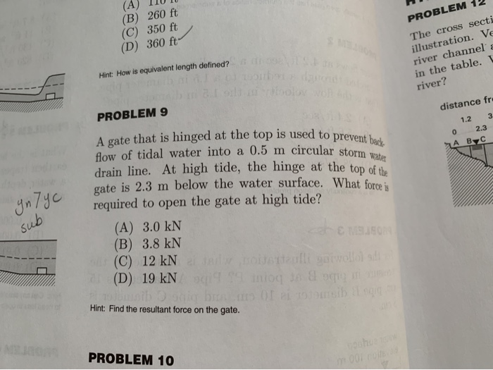 Solved (A) TIUT (B) 260 ft (C) 350 ft (D) 360 ft PROBLEM 12 | Chegg.com