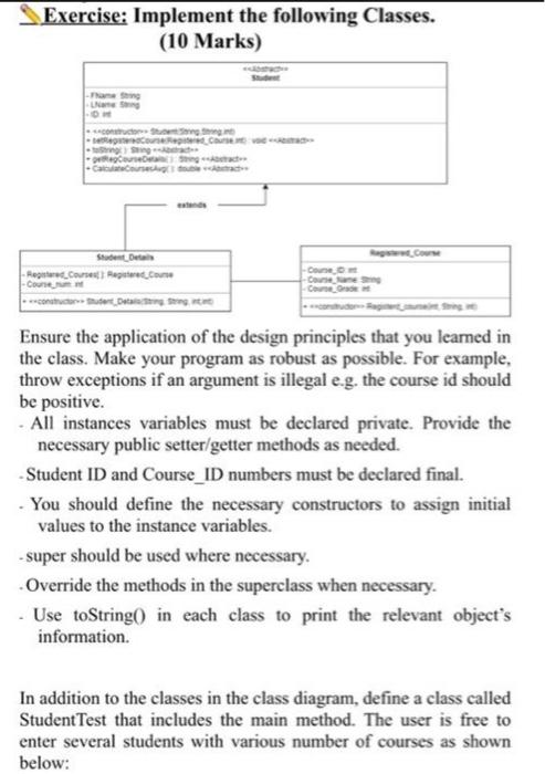 Solved Write A Java Code No Jframe Just A Regular Java Code