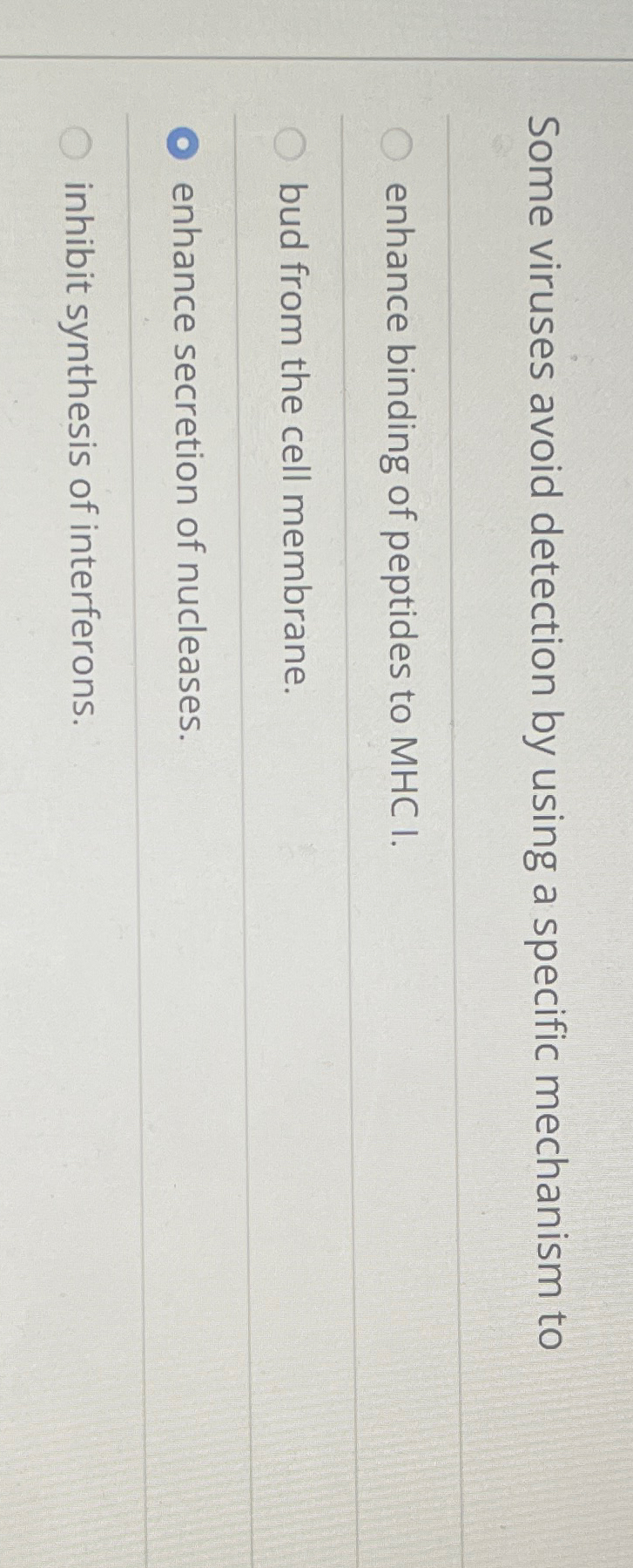 Solved Some viruses avoid detection by using a specific | Chegg.com
