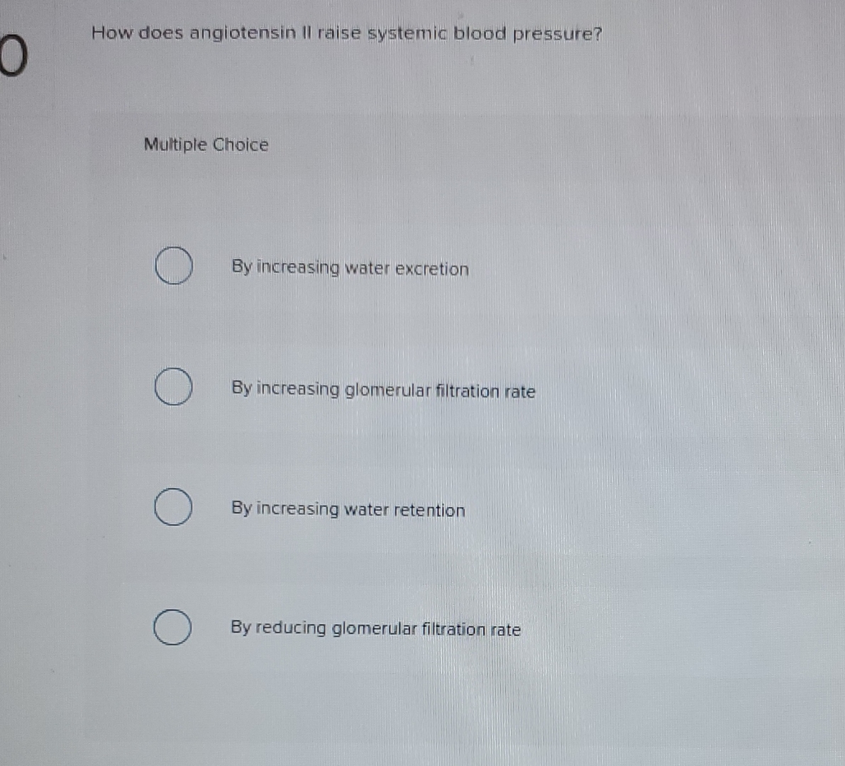 Solved How does angiotensin II raise systemic blood | Chegg.com