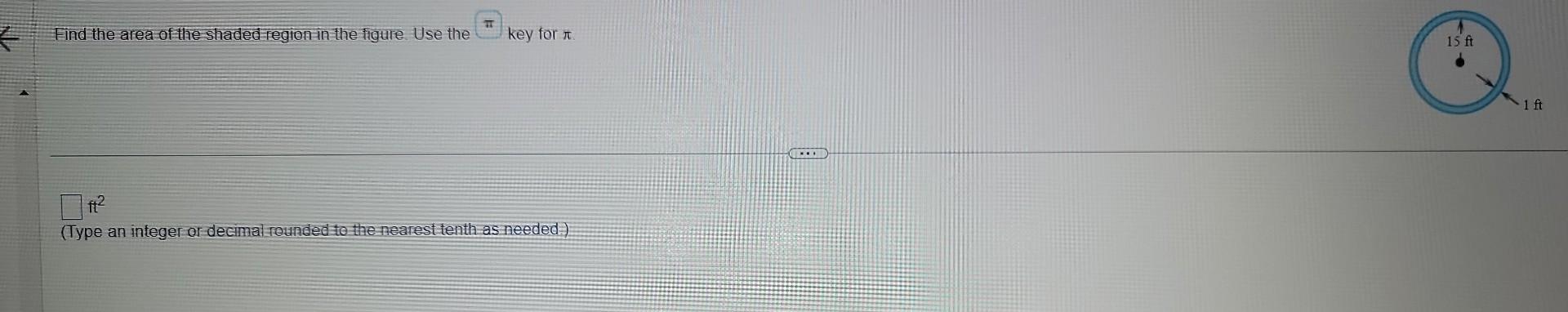 Solved Find the area of the shaded regien in the figure. Use | Chegg.com