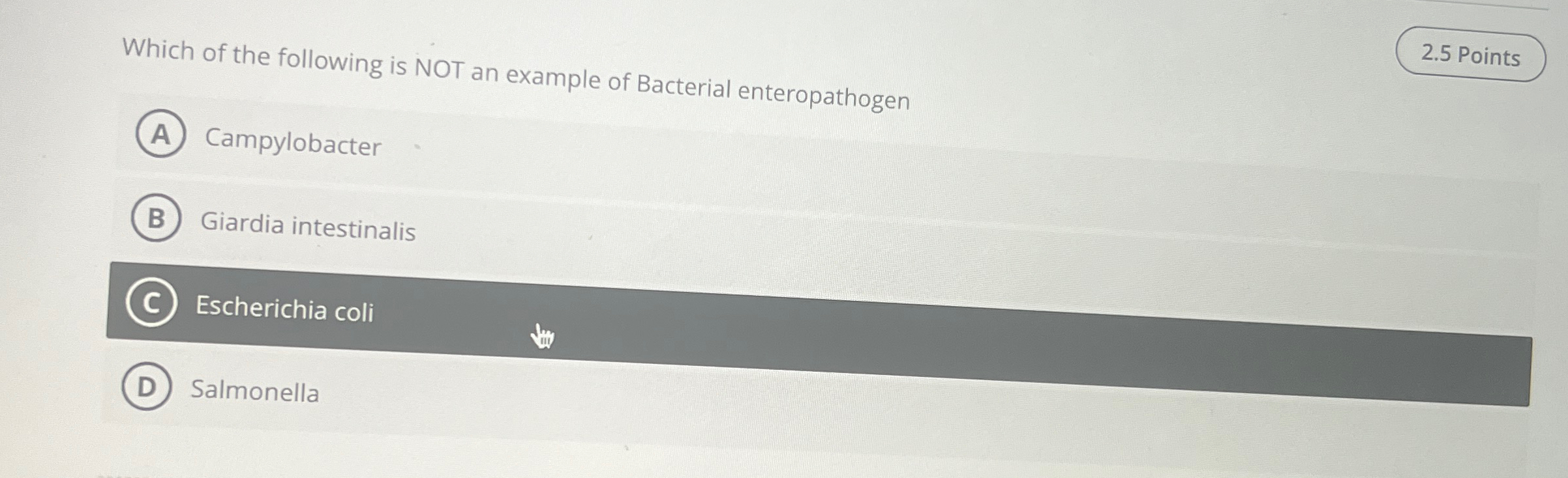 Solved Which of the following is NOT an example of Bacterial | Chegg.com
