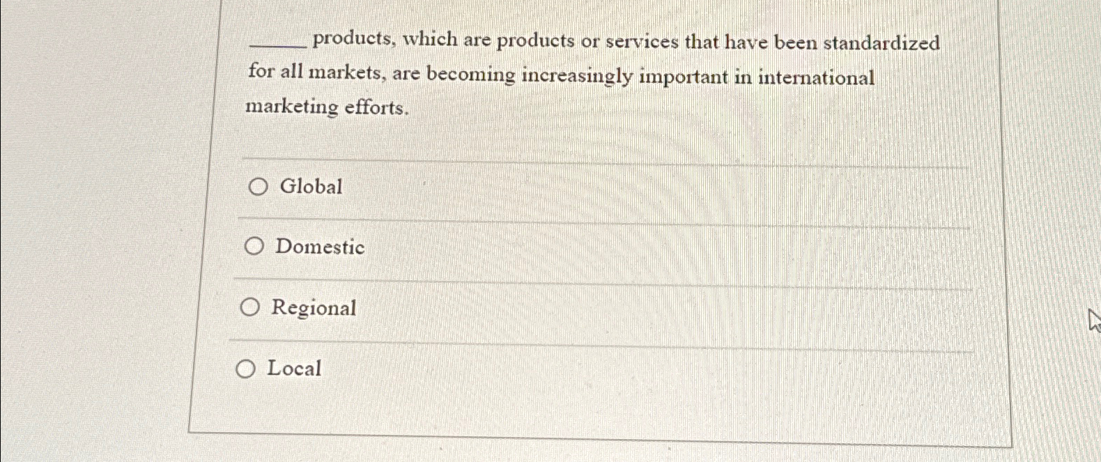 Solved products, which are products or services that have | Chegg.com