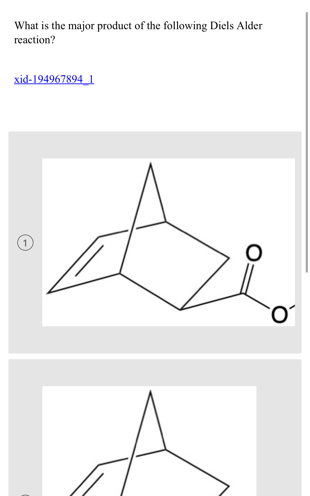 What is the major product of the following Diels | Chegg.com