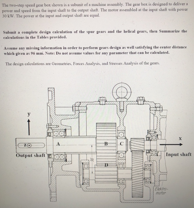Solved The two-step speed gear box shown is a subunit of a | Chegg.com