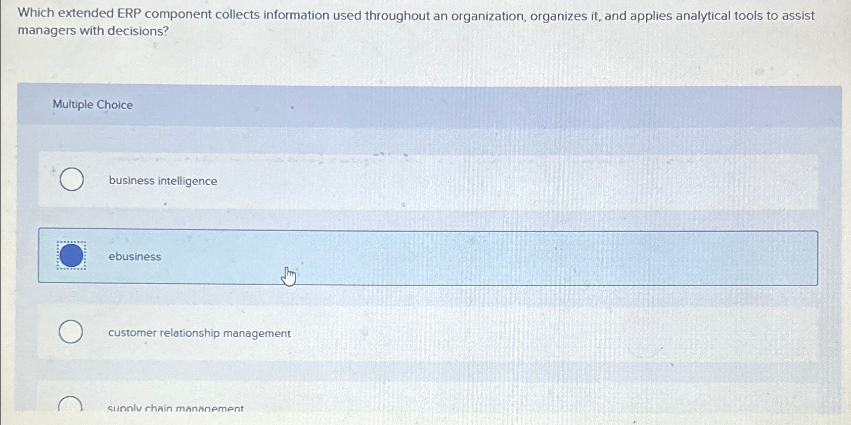 Solved Which extended ERP component collects information | Chegg.com