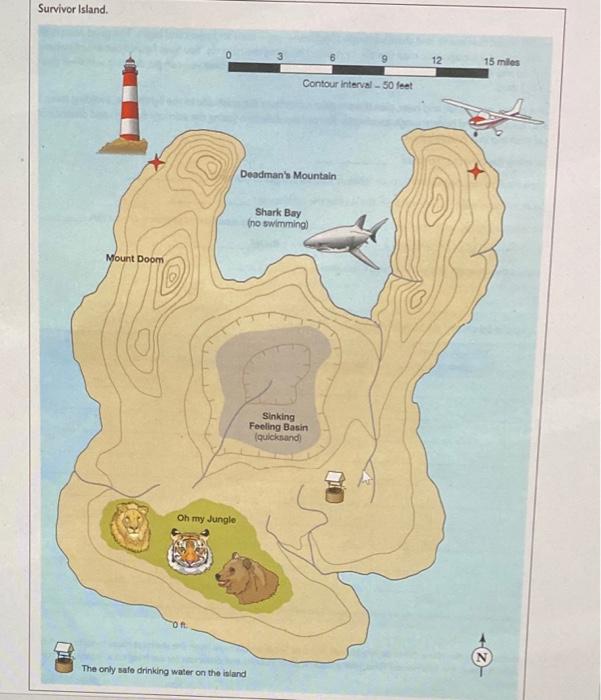 Solved ng the map sheet, complete the following. I 1. With a | Chegg.com
