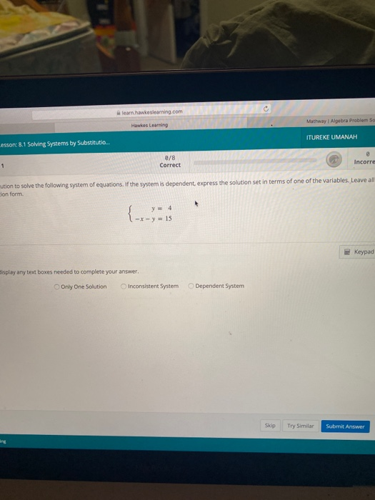 Solved learn hawkeslearning.com Mathway | Algebra Problem So | Chegg.com