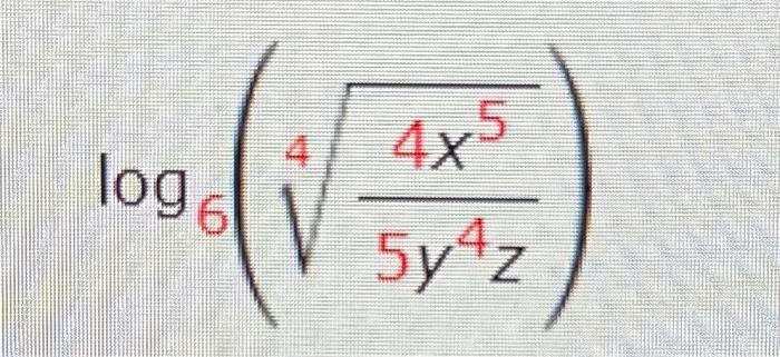 Solved Use the Properties of Logarithms to expand the | Chegg.com