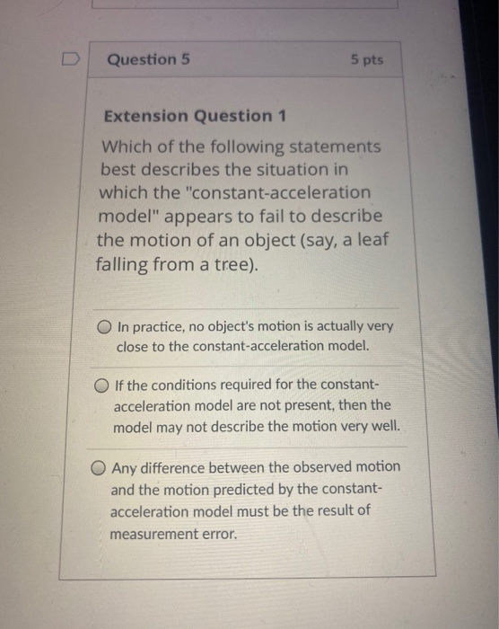 Solved Question 5 5 pts Extension Question 1 Which of the | Chegg.com Solved Question 5 5 pts Extension Question 1 Which of the | Chegg.com
