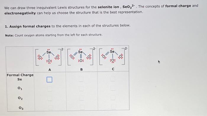 Solved We can draw three inequivalent Lewis structures for | Chegg.com