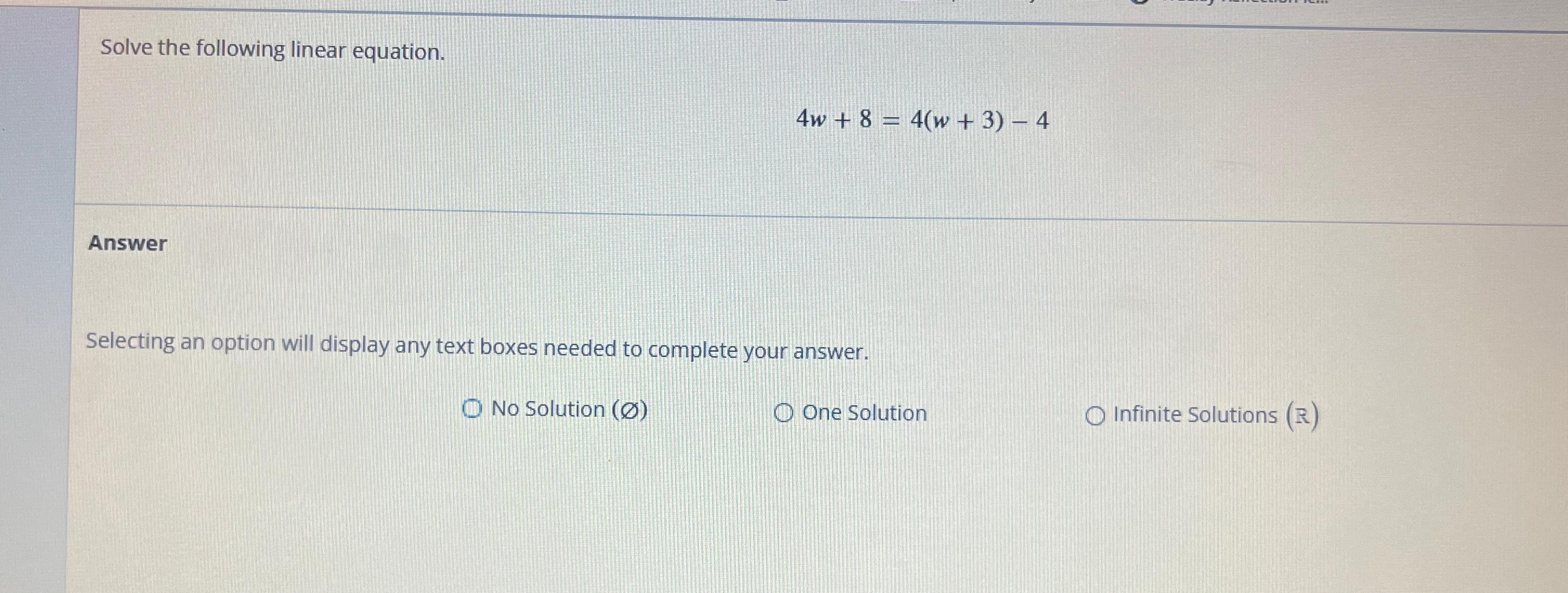 Solved Solve the following linear | Chegg.com