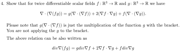 Solved Show that for twice differentiable scalar fields | Chegg.com