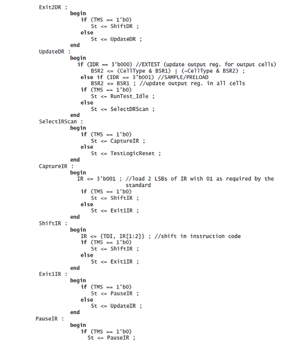 Solved: Write Verilog code for the boundary scan cell of Figure 1 ...