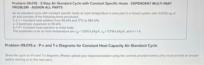 Solved And what is the total heat input per unit mass in | Chegg.com