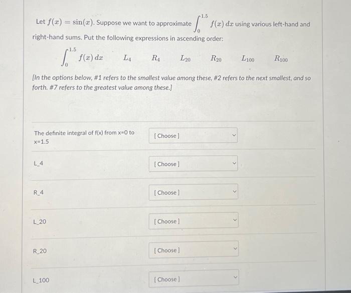 Solved Let f(x) = sin(x). Suppose we want to approximate | Chegg.com