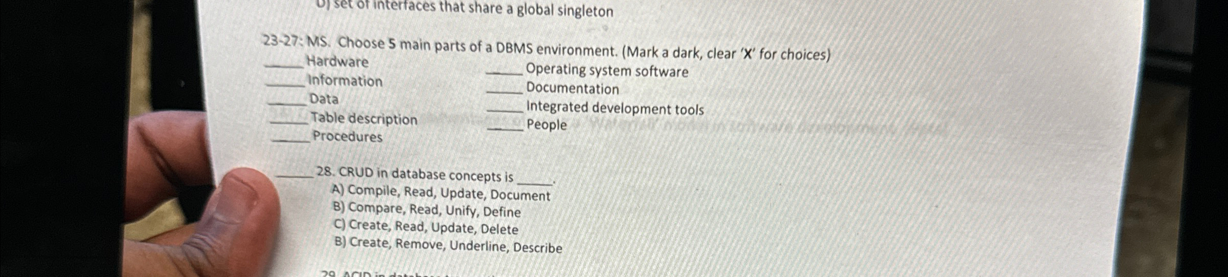 Solved O) ﻿sec of interfaces that share a global | Chegg.com