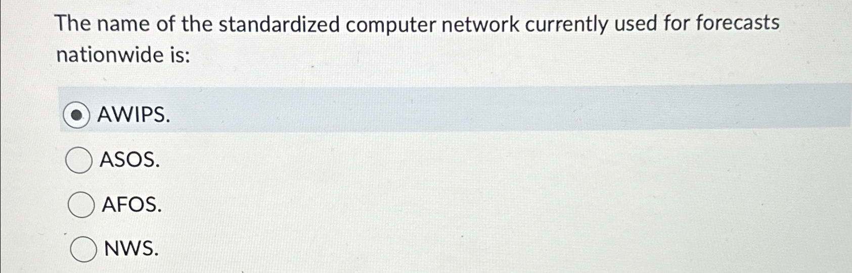 Solved The name of the standardized computer network | Chegg.com