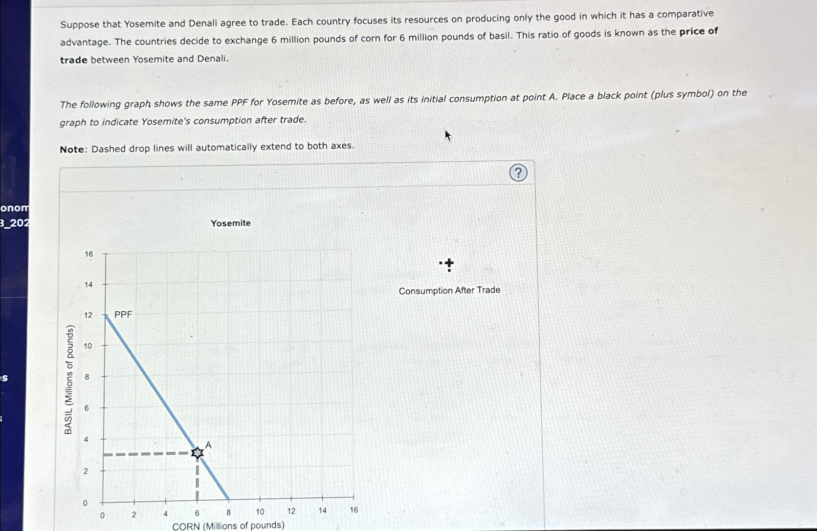Solved Suppose that Yosemite and Denali agree to trade. Each | Chegg.com