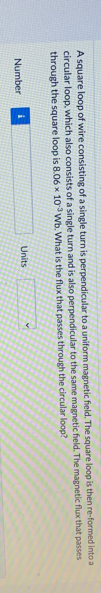 Solved A square loop of wire consisting of a single turn is | Chegg.com
