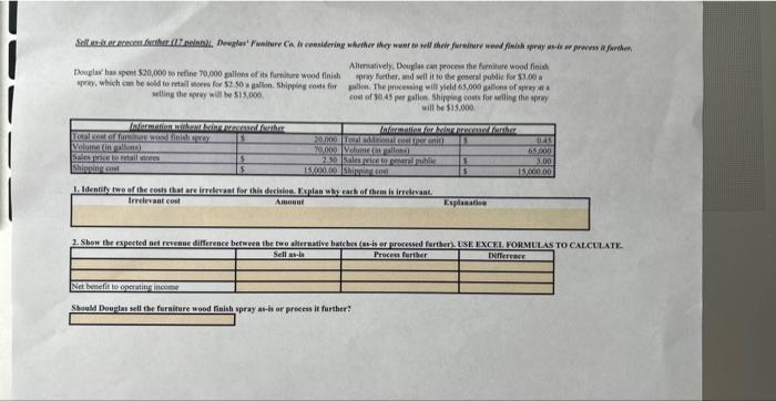Solved I need help answering part 1 and 2. On part 2 please | Chegg.com