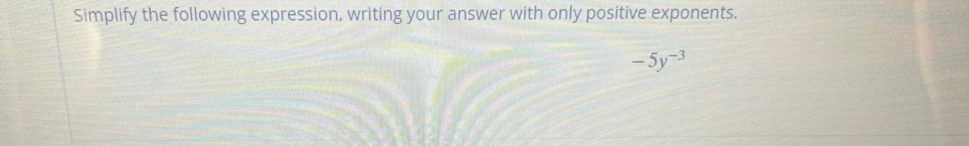 Solved Simplify the following expression, writing your | Chegg.com