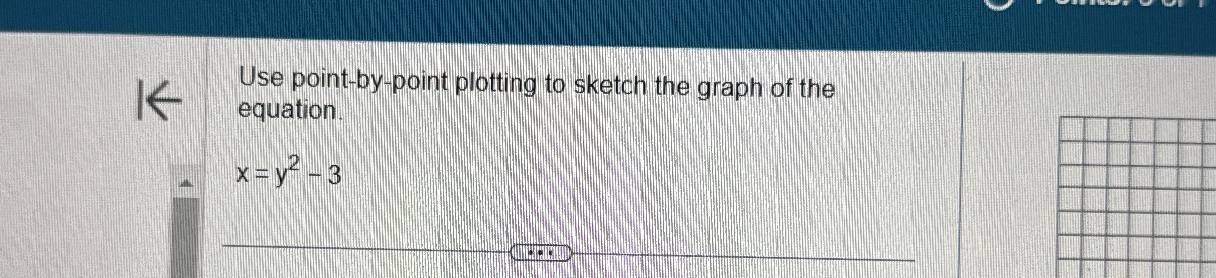 Solved Use point-by-point plotting to sketch the graph of | Chegg.com