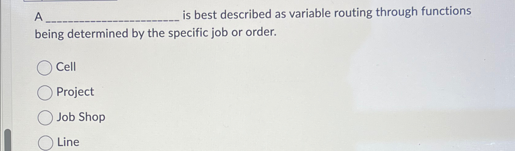 Solved A is best described as variable routing through | Chegg.com