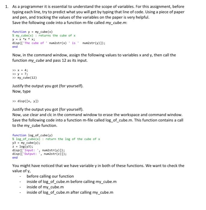 Solved As a programmer it is essential to understand the | Chegg.com