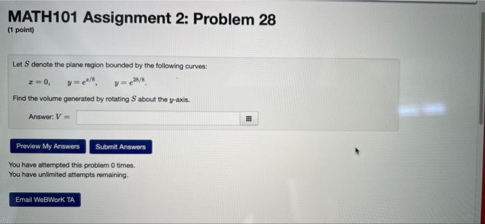 Solved MATH101 Assignment 2: Problem 28 (1 point) Let S | Chegg.com
