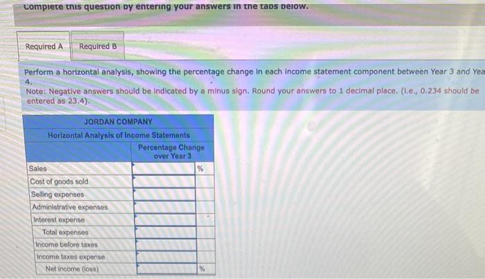 Solved Exercise 13-3A (Algo) Horizontal and vertical | Chegg.com