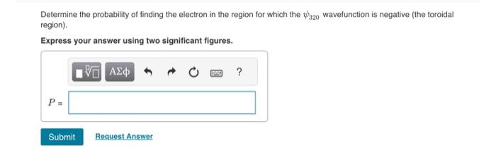 Solved Determine the probability of finding the electron in | Chegg.com