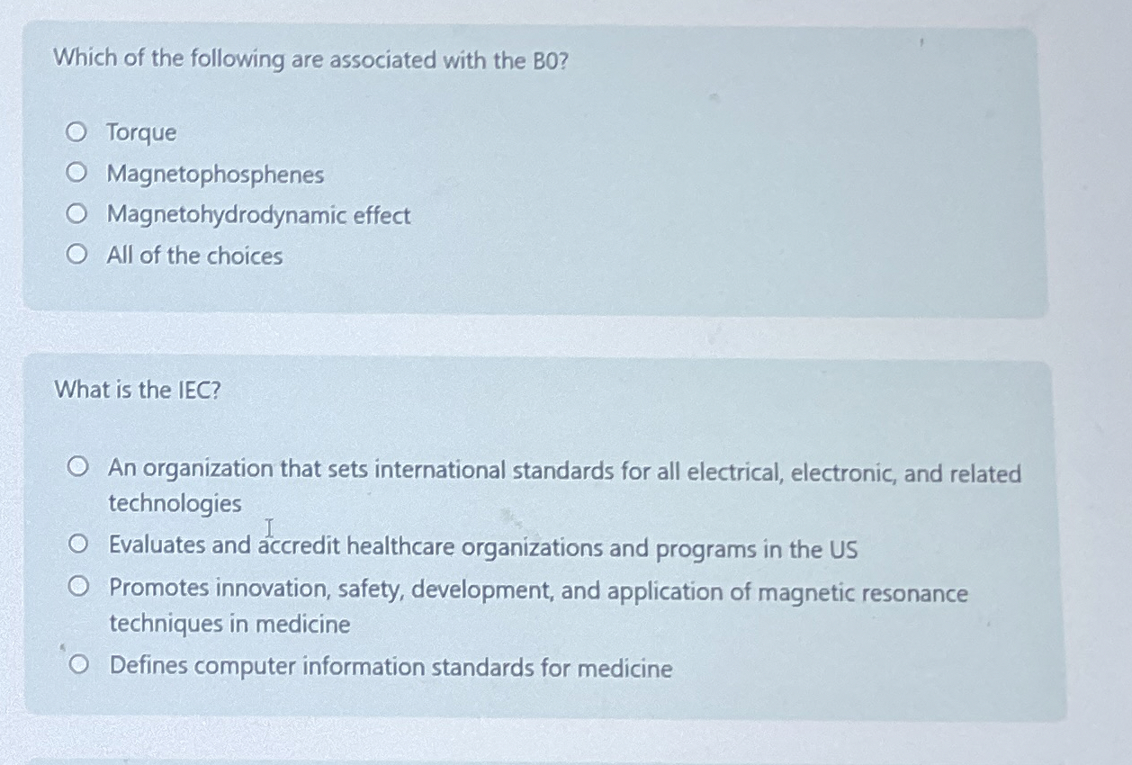 Solved Which of the following are associated with the | Chegg.com