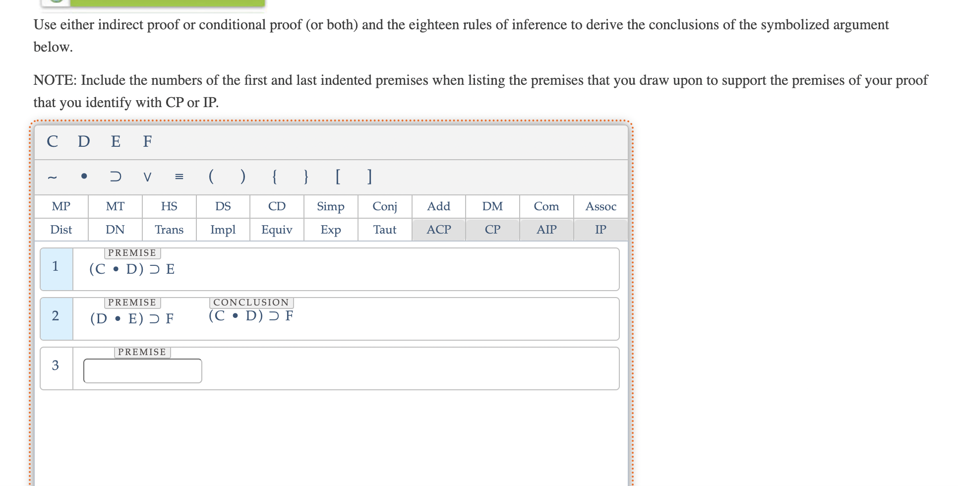 Solved Use either indirect proof or conditional proof (or | Chegg.com