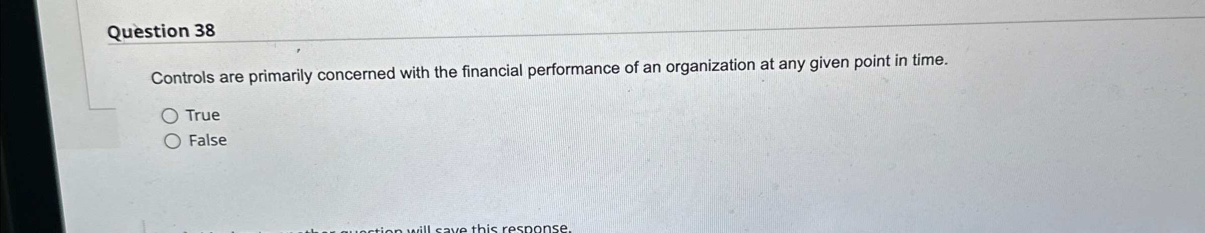 Solved Question 38Controls are primarily concerned with the | Chegg.com