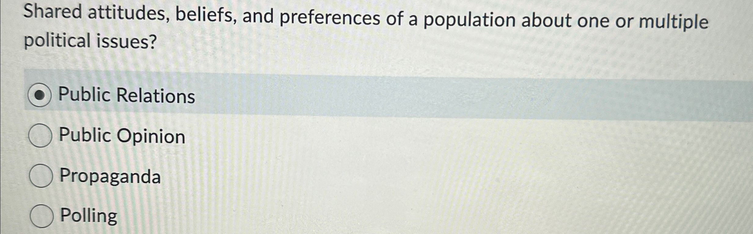 Shared attitudes, beliefs, and preferences of a | Chegg.com