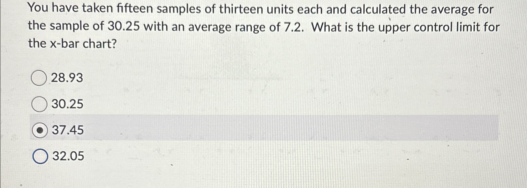 Solved You have taken fifteen samples of thirteen units each | Chegg.com