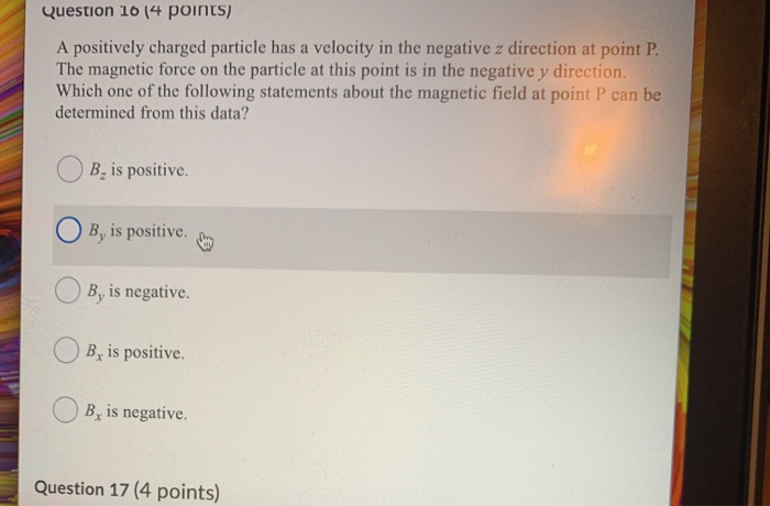 Solved Question 10 14 points) A positively charged particle | Chegg.com