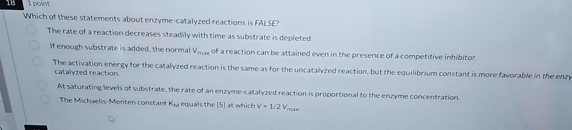Solved 181 ﻿pointWhich of these statements about | Chegg.com