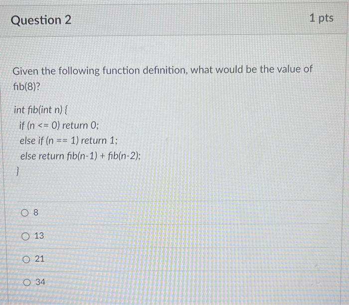Solved Find an incorrect definition of factorial function. | Chegg.com